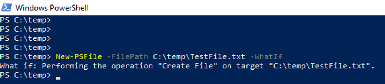 Adding WhatIf and Confirm Parameters to your Powershell · Ben Thomas' Blog