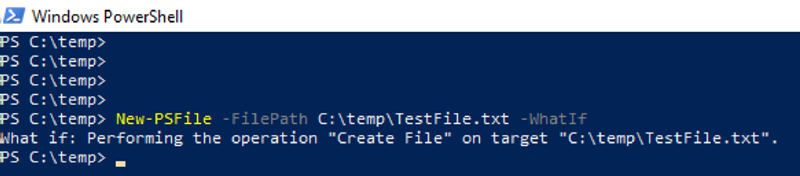 Adding WhatIf and Confirm Parameters to your Powershell · Ben Thomas' Blog